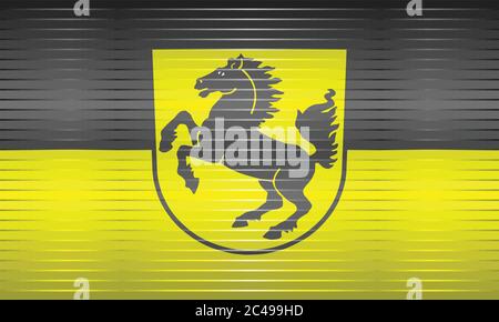 Emblem of Stuttgart. City of Germany. Vector illustration Stock Vector ...