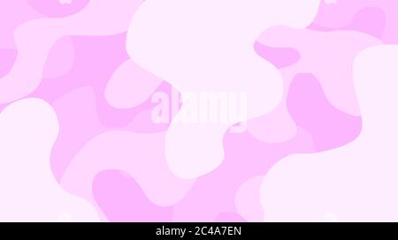 Camouflage pink background textile uniform. cartoon seamless pattern ...