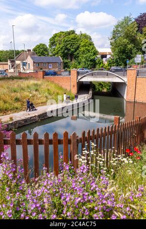 The towpath beside the Stroudwater Navigation (managed by the Cotswolds ...