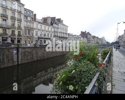 Rennes is a very beautiful and liveable city. Center architecture and ...