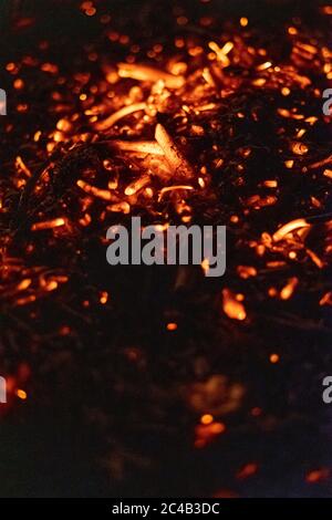 burning ashes texture with a big contrast Stock Photo - Alamy