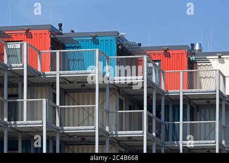 Dock Inn Hostel, Germany's first container hostel, Warnemuende, Rostock ...