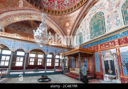 Sultan's Hall, Topkapi Palace, Golden Horn, Istanbul, Topkapi Sarayi ...