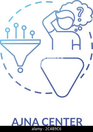 Abstract conceptualization blue gradient concept icon Stock Vector Image & Art - Alamy