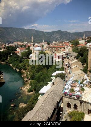 View over Mostar Stock Photo - Alamy