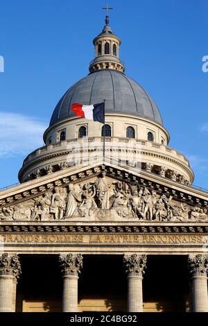 Domes of Pantheon - Paris, France Stock Photo - Alamy