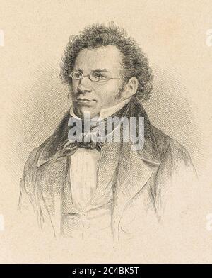 Franz Schubert, Austrian composer and musician Stock Photo - Alamy