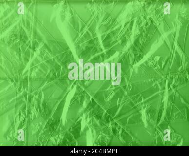 Light Green Crinkled Plastic Background Stock Photo - Alamy