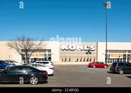 Kohl's store exterior and sign storefront at location in Tustin ...