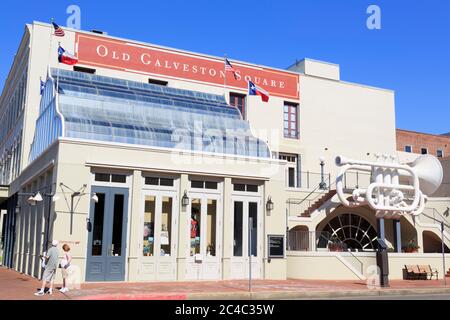 USA, Texas, Galveston, Old Galveston Square, Historic Strand District ...
