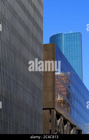 Skyscrapers on Walker Street,Houston,Texas,USA Stock Photo - Alamy