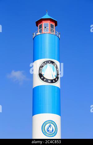 Houston Texas Kemah Lighthouse Stock Photo - Alamy