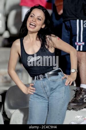 Female Iranian fan during USA vs.Iran 1998 World Cup match in Lyon on ...