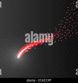 Red meteor background design vector Stock Vector Image & Art - Alamy