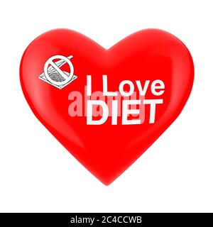 Glossy plastic word Love on red background Stock Photo - Alamy