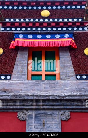 Xining, Qinghai, China. 6/12/2020 view of the Tibetan temple ...