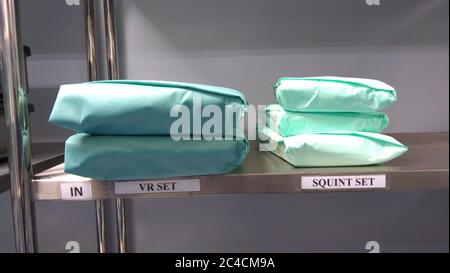 Wrapped Sterile Sets. Wrapped Sterile Instruments Stock Photo - Alamy