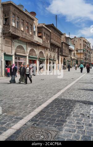 Street in town, Syria Stock Photo - Alamy