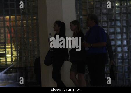 Russell Packer’s partner Lara Wilcox heads back inside Downing Centre ...