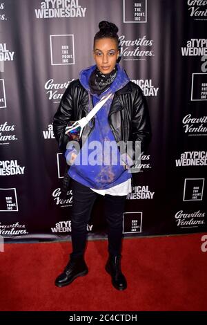 AzMarie Livingston at the premiere of the movie 'aTypical Wednesday' at ...