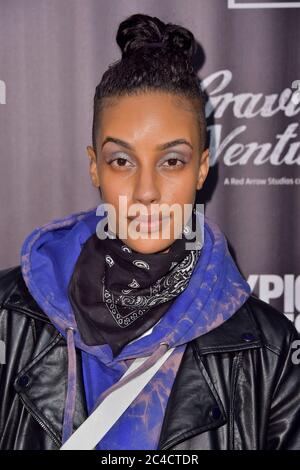 AzMarie Livingston at the premiere of the movie 'aTypical Wednesday' at ...