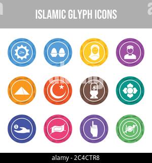 Beautiful Islamic vector icon set Stock Vector Image & Art - Alamy