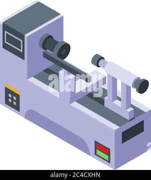 Lathe machine icon, isometric style Stock Vector Image & Art - Alamy