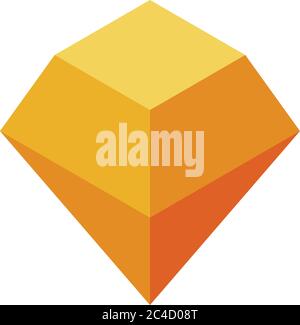 Purple gem stone icon, isometric style Stock Vector Image & Art - Alamy