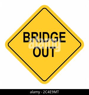 Bridge Traffic Sign Stock Vector Image & Art - Alamy