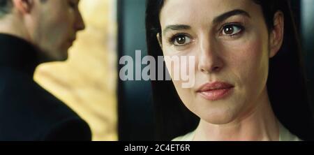 USA. Keanu Reeves and Monica Bellucci in a scene from the ©Warner Bros ...