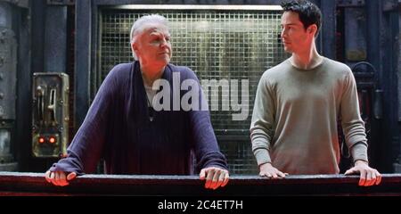 ANTHONY ZERBE, KEANU REEVES, THE MATRIX RELOADED, 2003 Stock Photo - Alamy