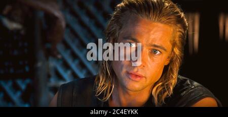SCENE WITH BRAD PITT, TROY, 2004 Stock Photo - Alamy