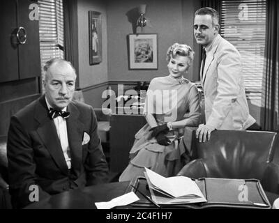 WE'RE NOT MARRIED!, Zsa Zsa Gabor, Louis Calhern, 1952 Stock Photo - Alamy