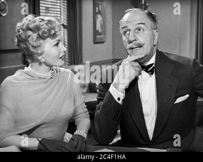 WE'RE NOT MARRIED!, Zsa Zsa Gabor, Louis Calhern, 1952 Stock Photo - Alamy