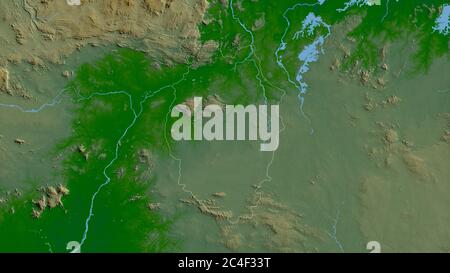 Shape of Upper Takutu-Upper Essequibo, region of Guyana, with its ...