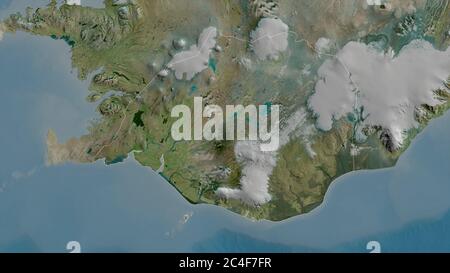 Reykjavik map, satellite view, Iceland Stock Photo - Alamy