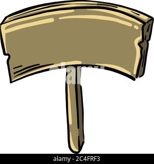 wooden directional panel vector illustration Stock Vector Image & Art ...