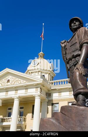 War Monument and Courthouse in Brigham City, Utah, USA, North America ...