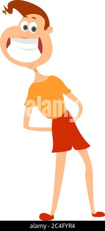 Isolated happy man cartoon vector design Stock Vector Image & Art - Alamy