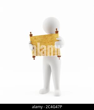 An ancient scroll Stock Photo - Alamy