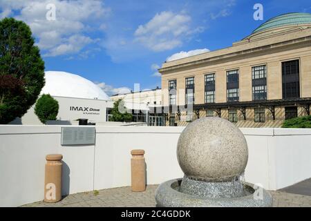 IMAX Dome at the Science Museum, Richmond, Virginia, USA Stock Photo ...