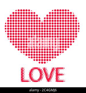 Abstract Red Halftone Dot Pattern Background with Retro Comic Sunburst ...