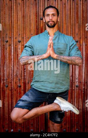 ROTTERDAM - 26-06-2020 , Photoshoot with ex-pro player Cecilio Lopes ...