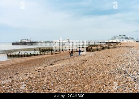Worthing Pier (1862) is a Victorian pleasure pier, designed by Sir ...