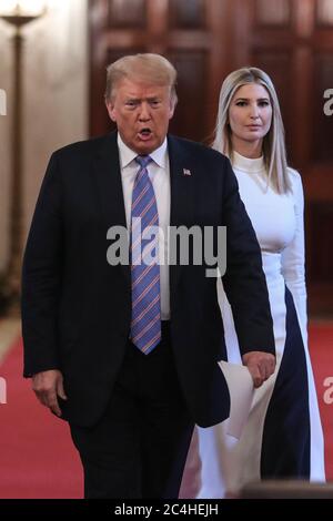 President Donald Trump arrives to board Air Force One, Monday, June 15 ...