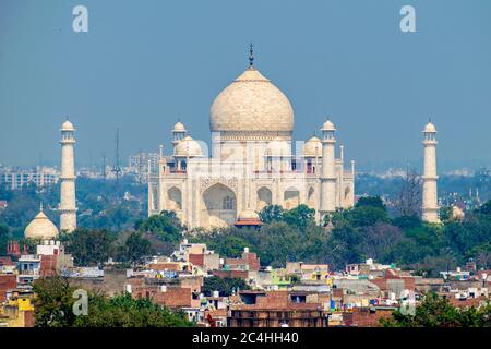 Bird's Eye View of the Taj Mahal at Agra Stock Photo - Alamy