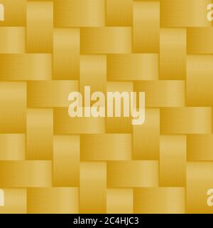 Simple seamless pattern. Gold weave for backgrounds, banners ...