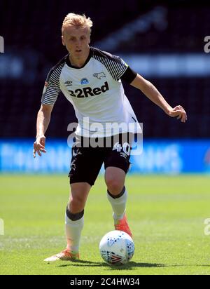 Derby County's Louie Sibley during EFL Sky Bet Championship between ...