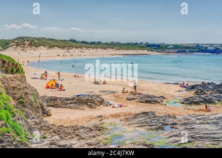 The village of Constantine in Cornwall, England, UK Stock Photo - Alamy