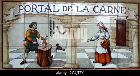 Butcher, Medieval Tradesman Stock Photo - Alamy